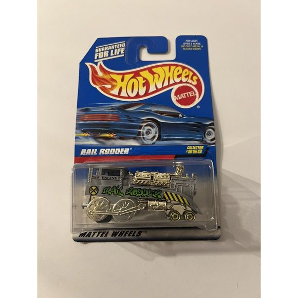 Toys | 1997 Hot Wheels Collector 85 Rail Rodder Gray Gold Enginedrivers ...